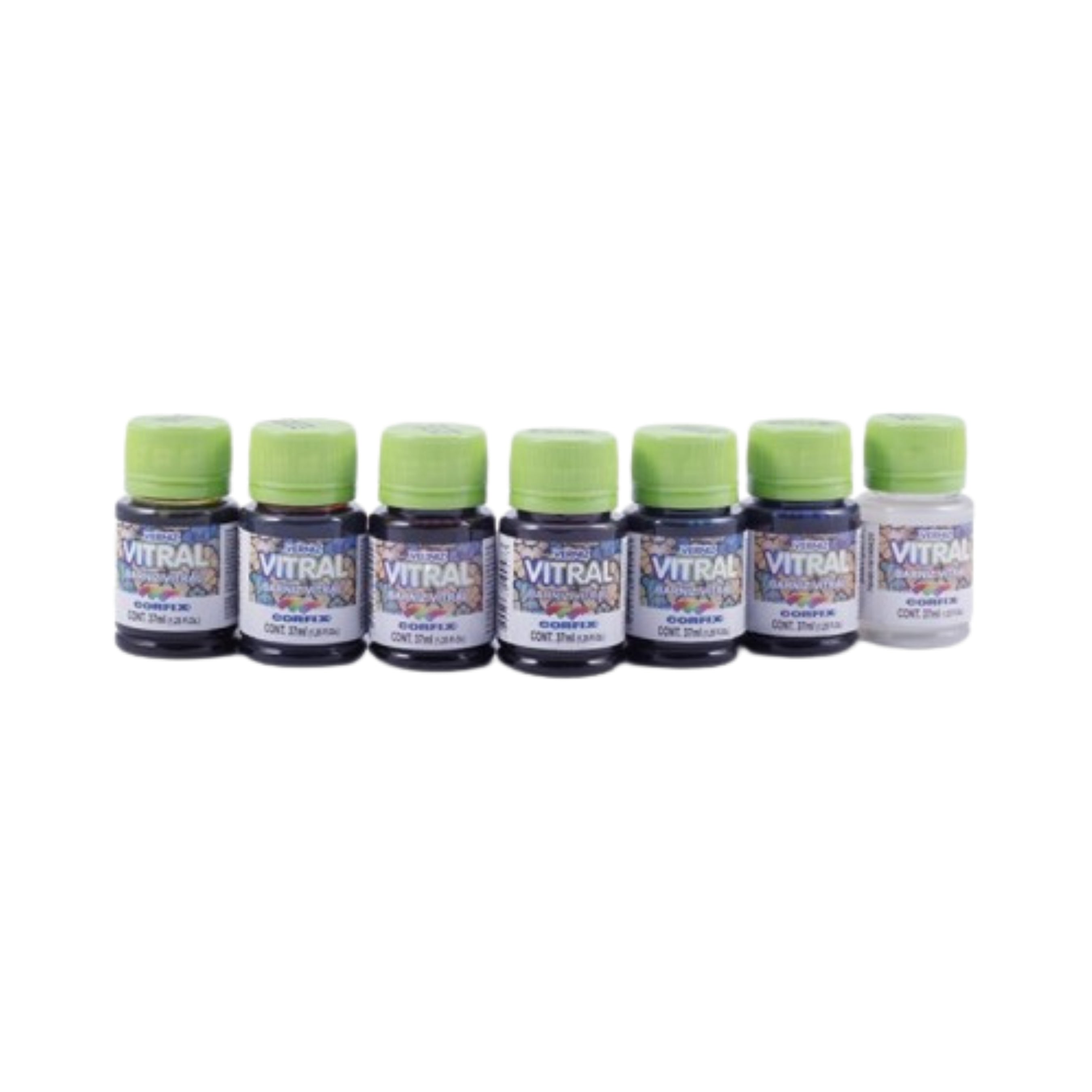 Barniz Vitral Corfix 37 ml - 30 Colores Translúcidos – Marsal